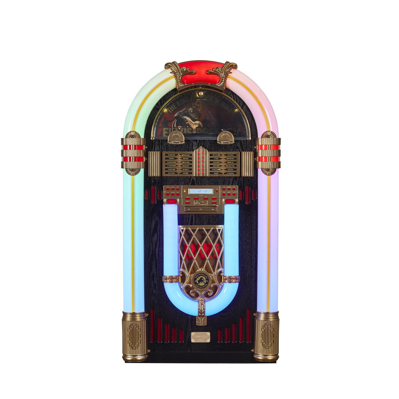 Arkrocket Audio Arkrocket x Elvis Presley SATURN V Full Size Bluetooth Vinyl Record Jukebox ...